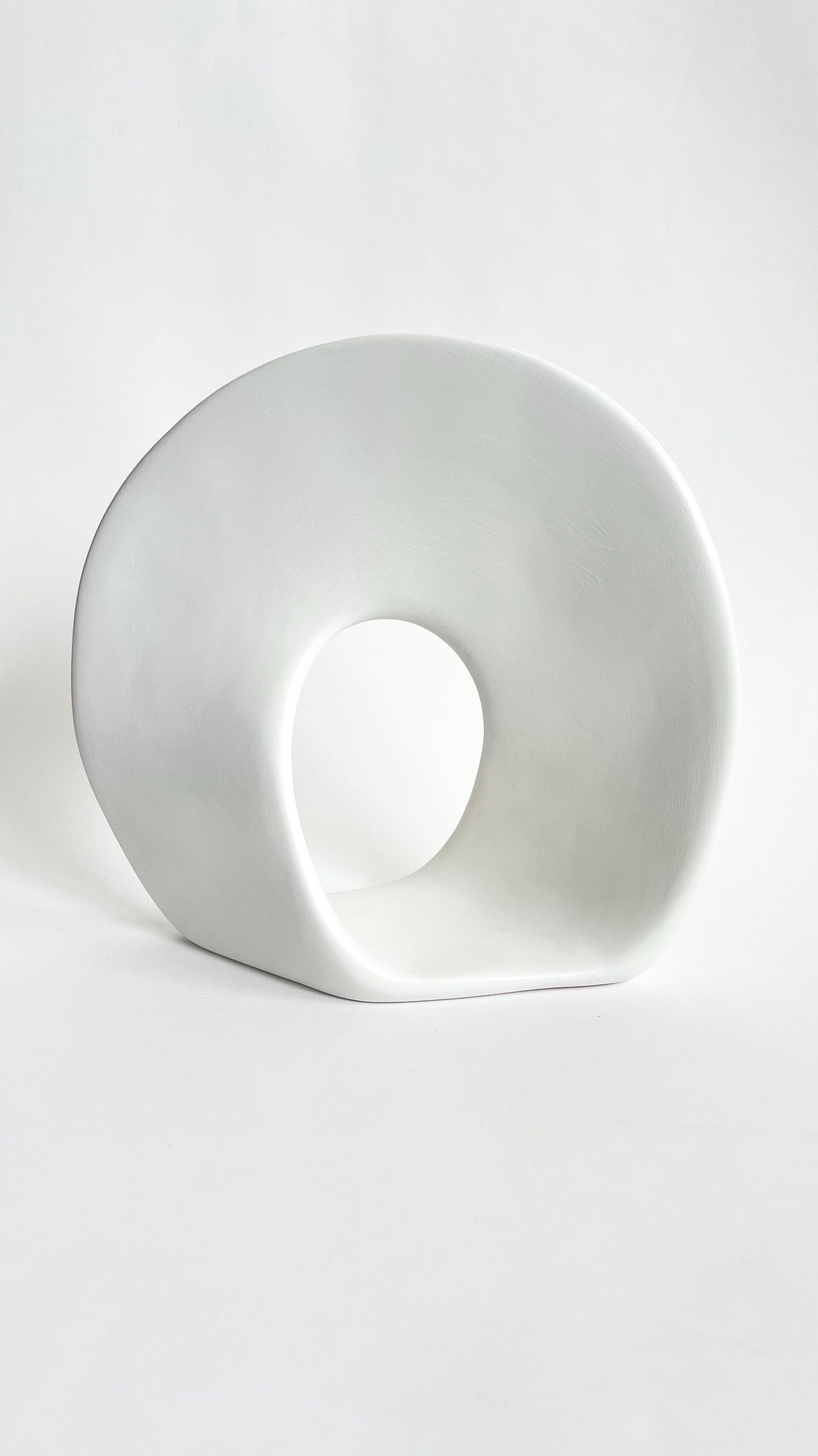 Abstract Sculpture Ceramic White Sculpture Collector's Item One of a ...