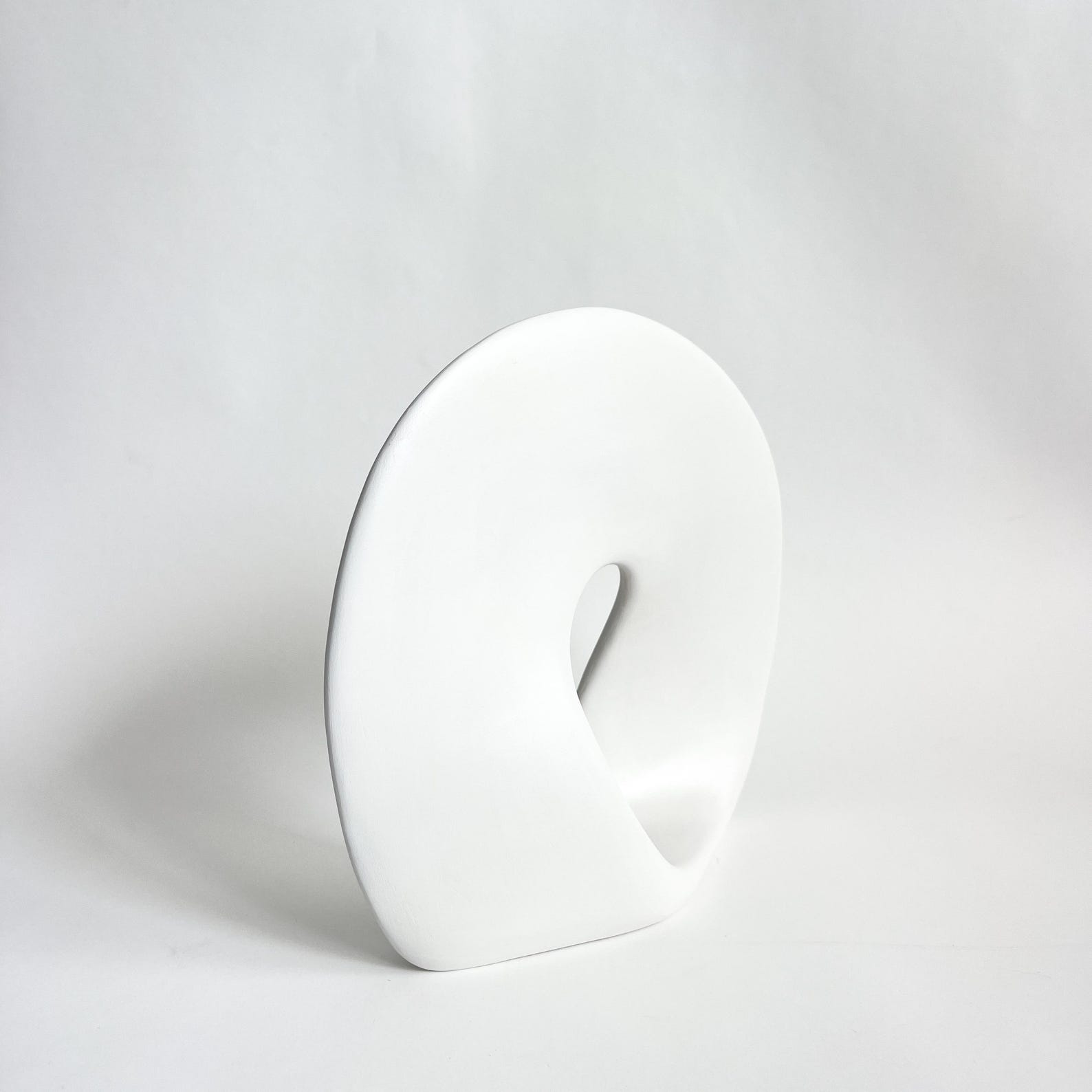 Abstract Sculpture Ceramic White Sculpture Collector's Item One of a ...