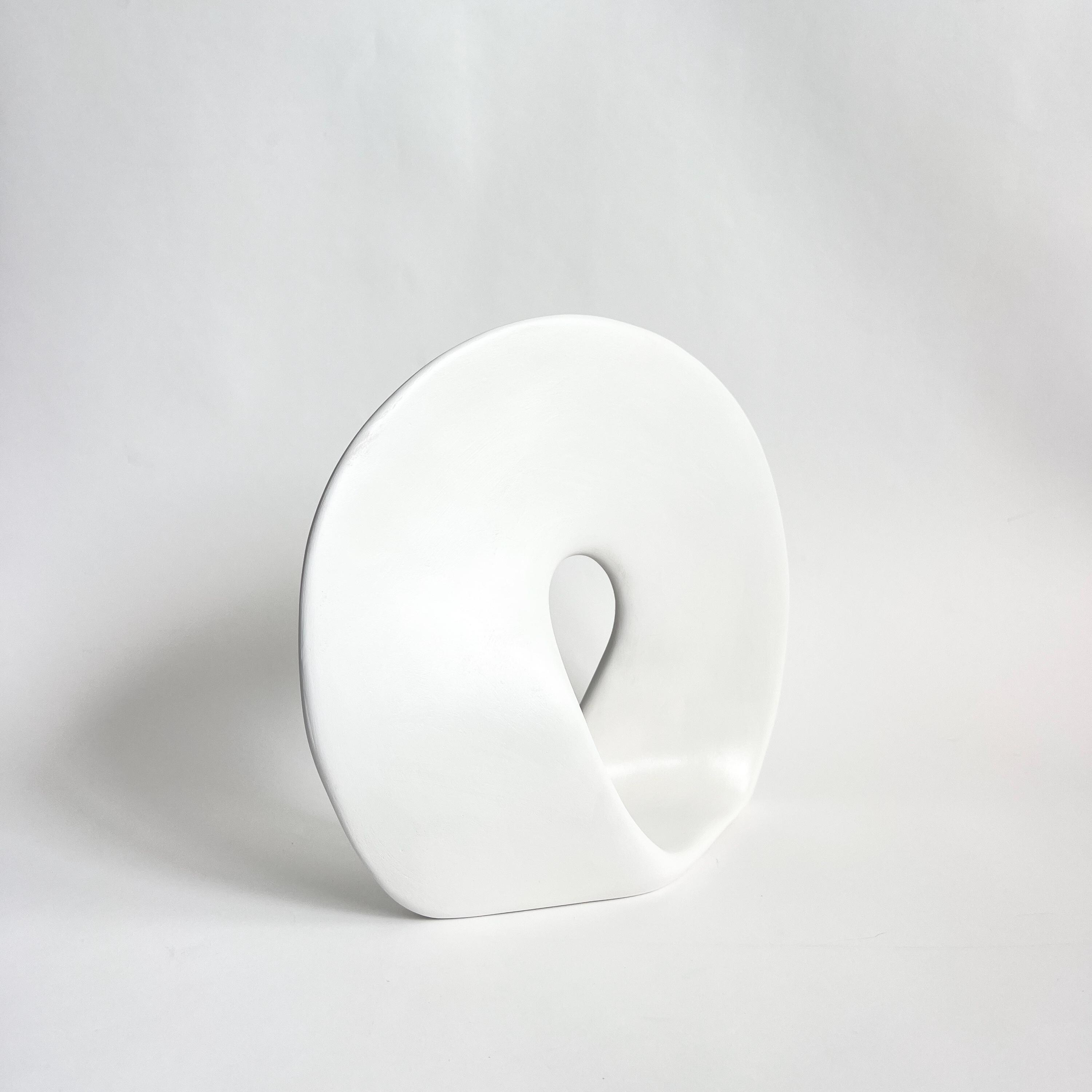 Abstract Sculpture Ceramic White Sculpture Collector's Item One of a ...