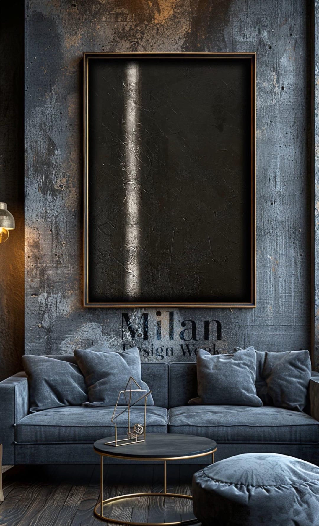 Abstract Light Path Wall Art Original Canvas Painting, 70x50 Cm ...