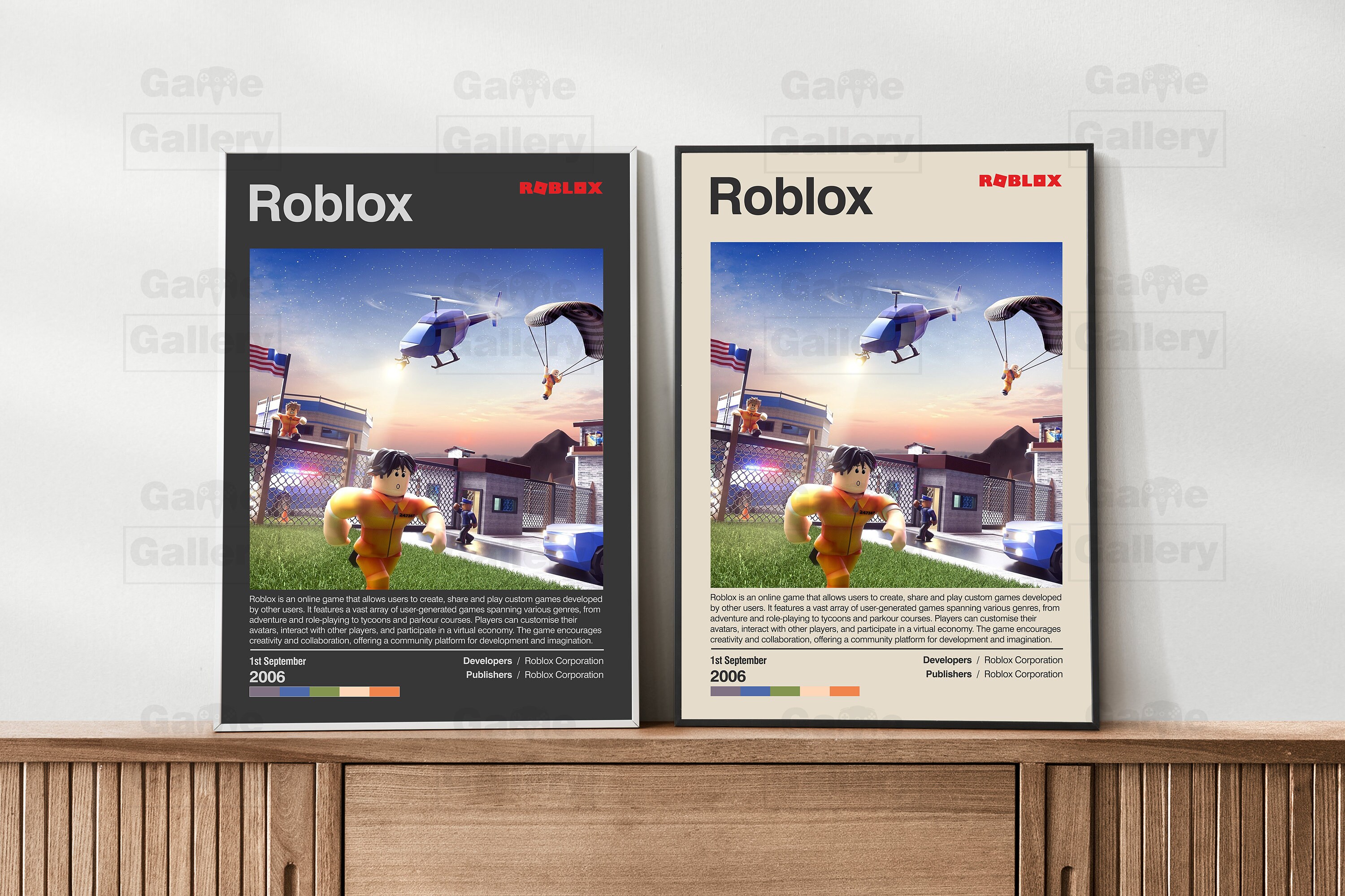 Roblox Poster Gaming Room Poster Digital Download Video Game Poster ...