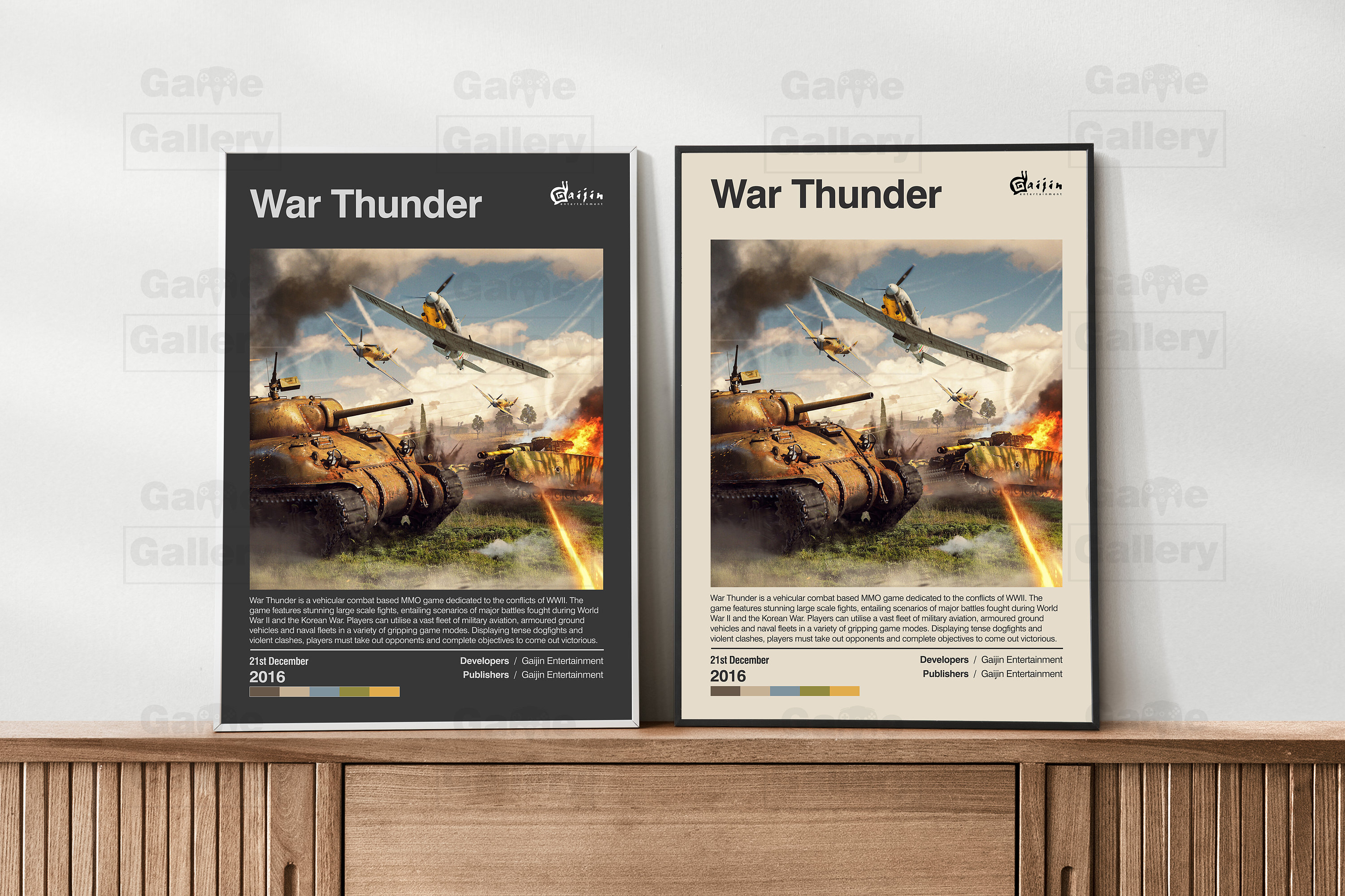 War Thunder Poster Gaming Room Poster Video Game Poster Gaming Wall ...