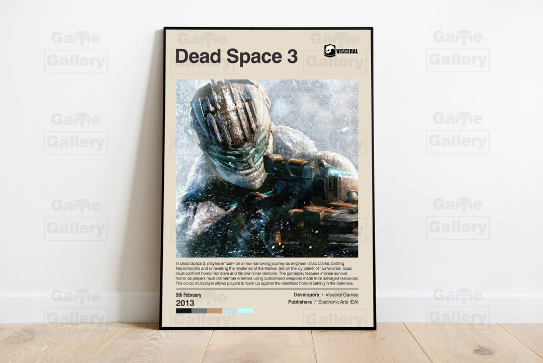 Dead Space 3 Poster Gaming Room Poster Video Game Poster Gaming Wall ...