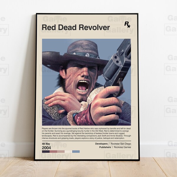 Rockstar Games Poster - Etsy
