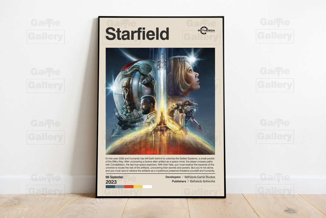 Starfield Poster Gaming Room Poster Video Game Poster Gaming Wall Decor ...