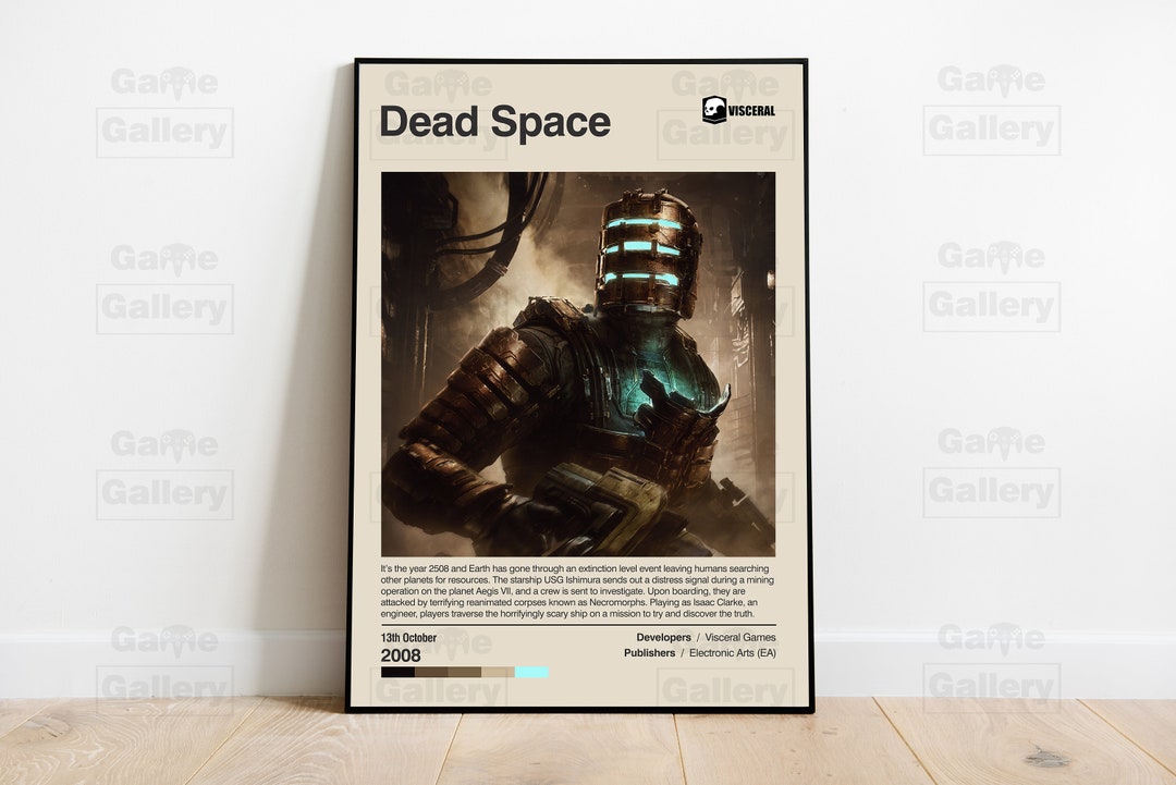 Dead Space Poster Gaming Room Poster Video Game Poster Gaming Wall ...