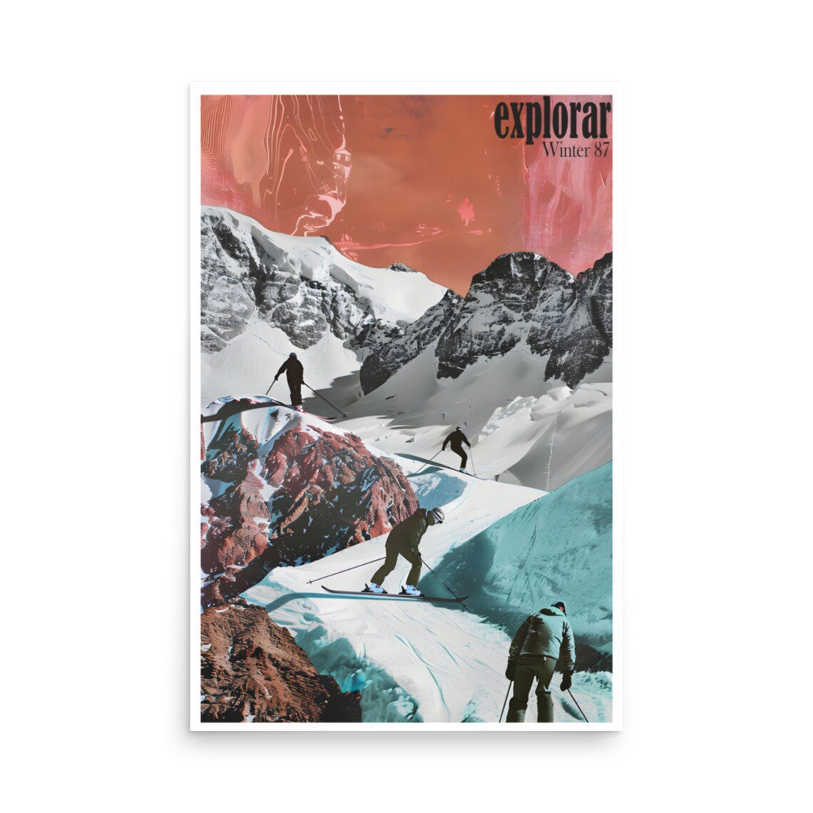 Limited Edition Vintage Explorar Advertising Poster, Outdoor Print ...