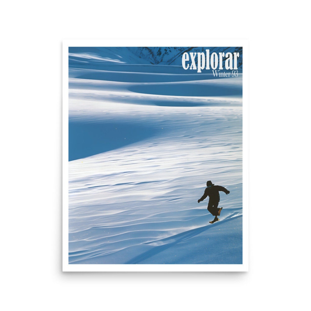 Limited Edition Vintage Explorar Advertising Poster, Outdoor Print ...