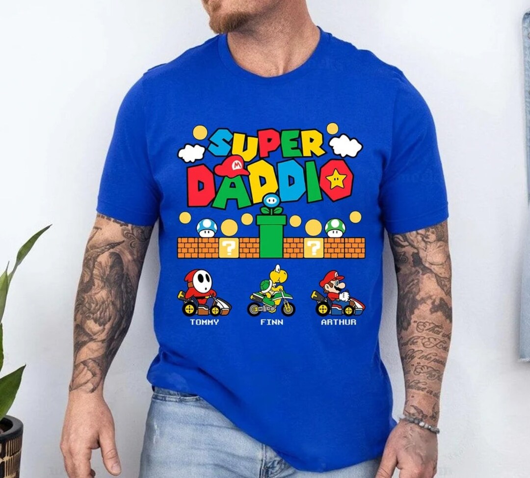 Custom Super Daddio Digital Download, Father's Day Gift Download Png ...