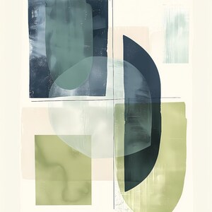 Printable Boho Wall Art Set of 3 Abstract Shapes & Colors Bohemian ...