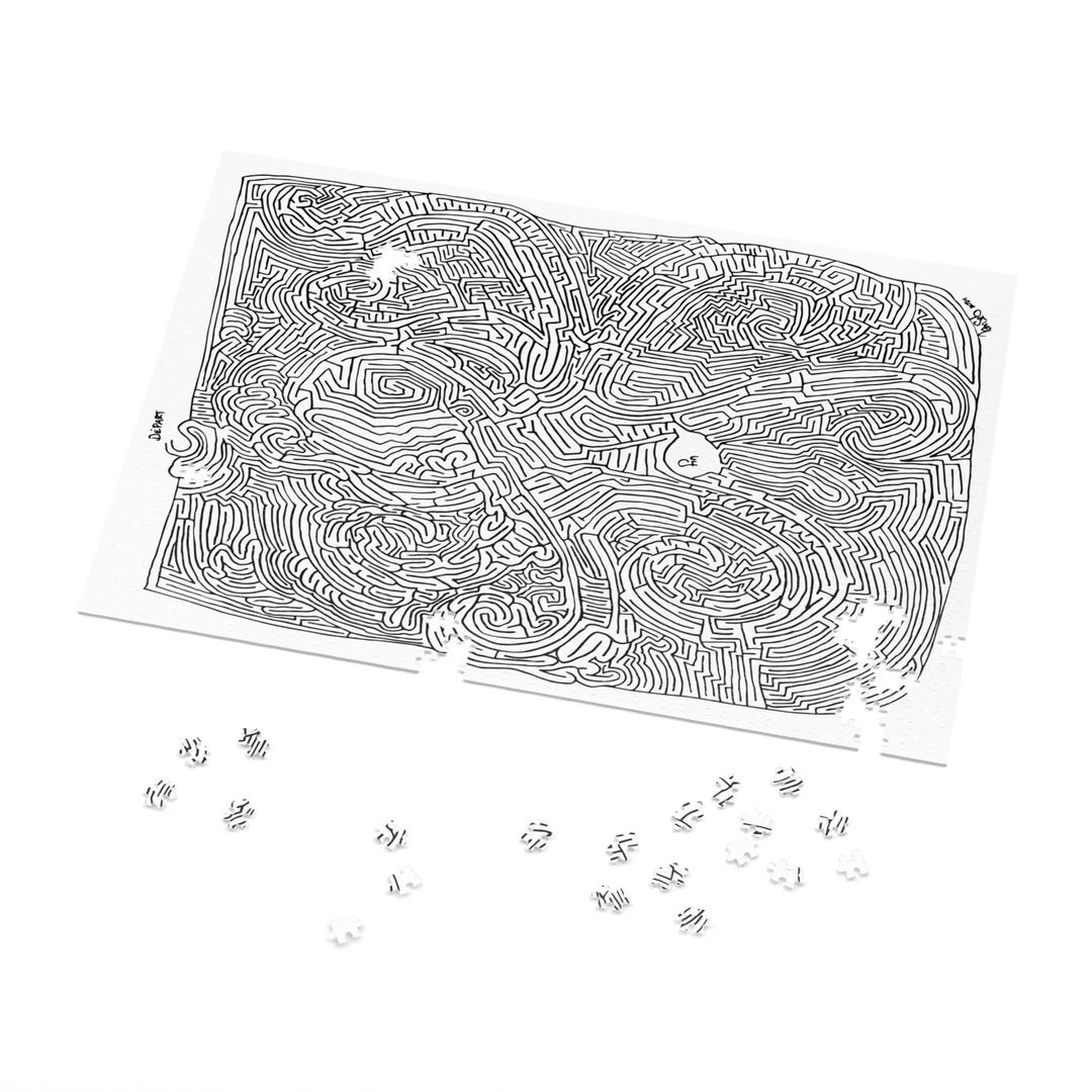 Octopus Maze Puzzle - Fun Ocean-themed Brain Teaser - Etsy