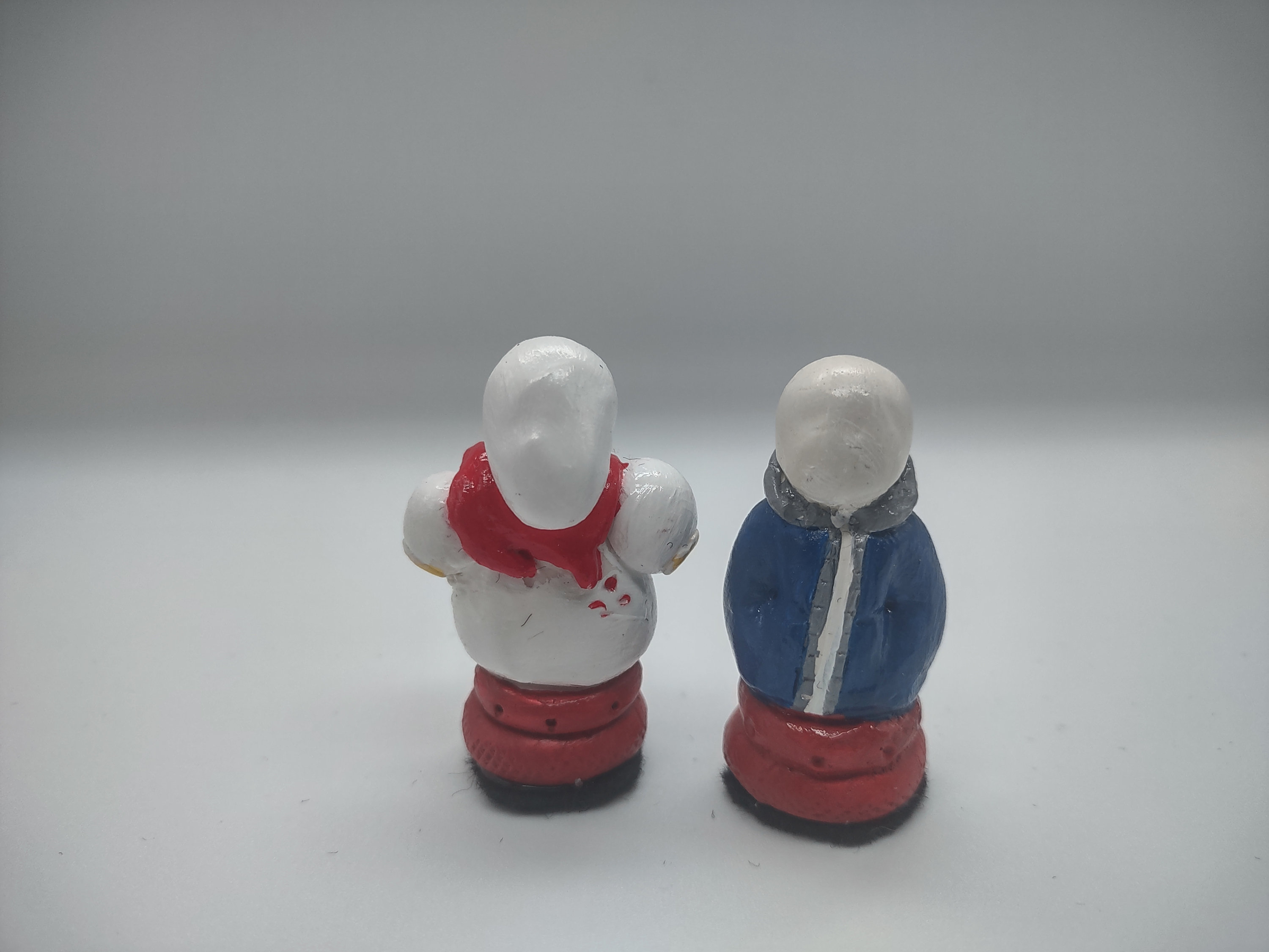 Undertale Chess Pieces/ Small Sculptures Undyne, Sans, Alphys, Papyrus ...
