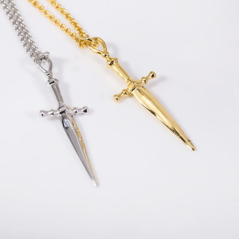 Dagger Necklace - Etsy