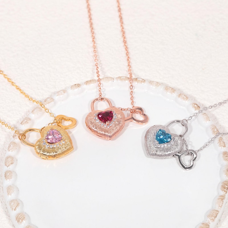 Birthstone Locket - Etsy