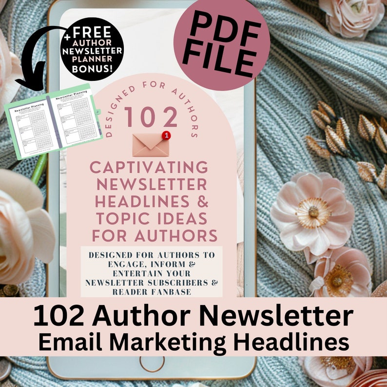 102 Engaging Newsletter Marketing Headlines for Authors: Captivating ...
