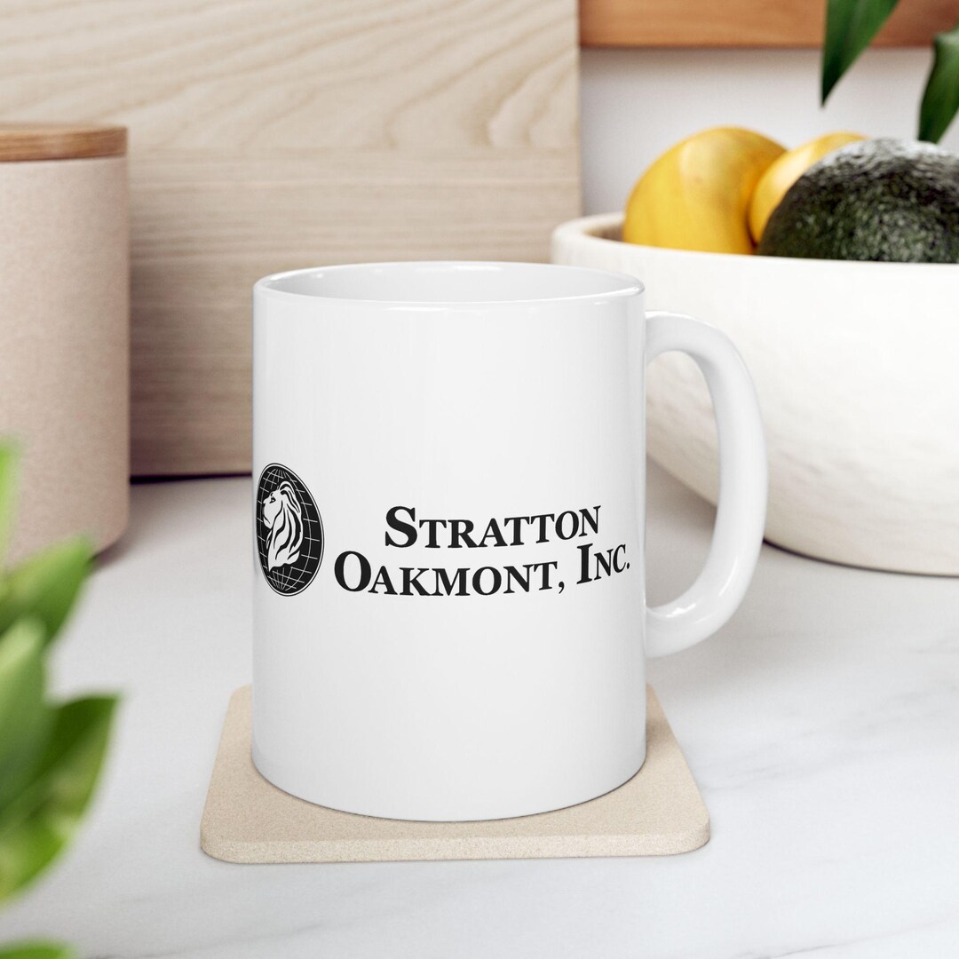 Stratton Oakmont Logo Ceramic Mug, 11oz, 15oz Finance Money Business ...