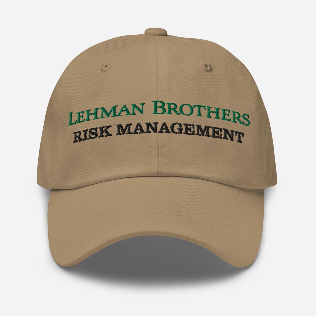 Lehman Brothers Risk Management Dad Hat Funny Finance Money Hat - Etsy