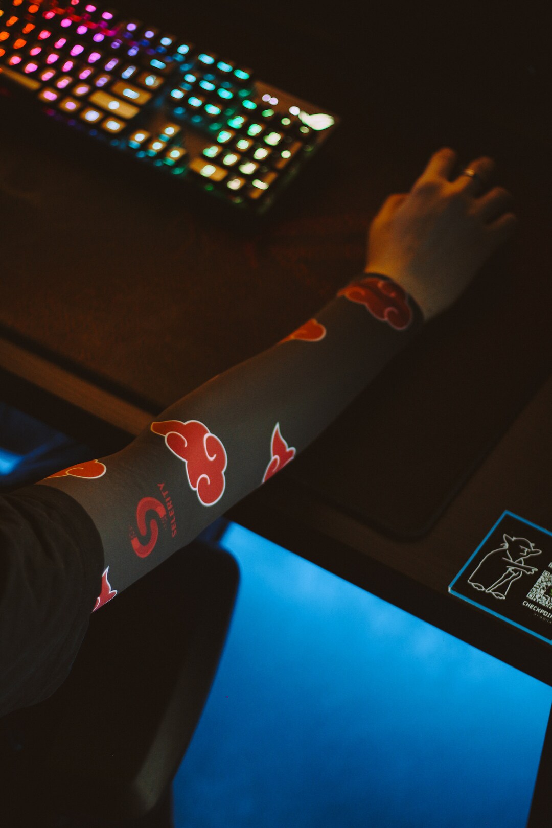 Gaming Arm Sleeve PC for Esports Gamers. Akatsuki, Naruto | Gift for ...