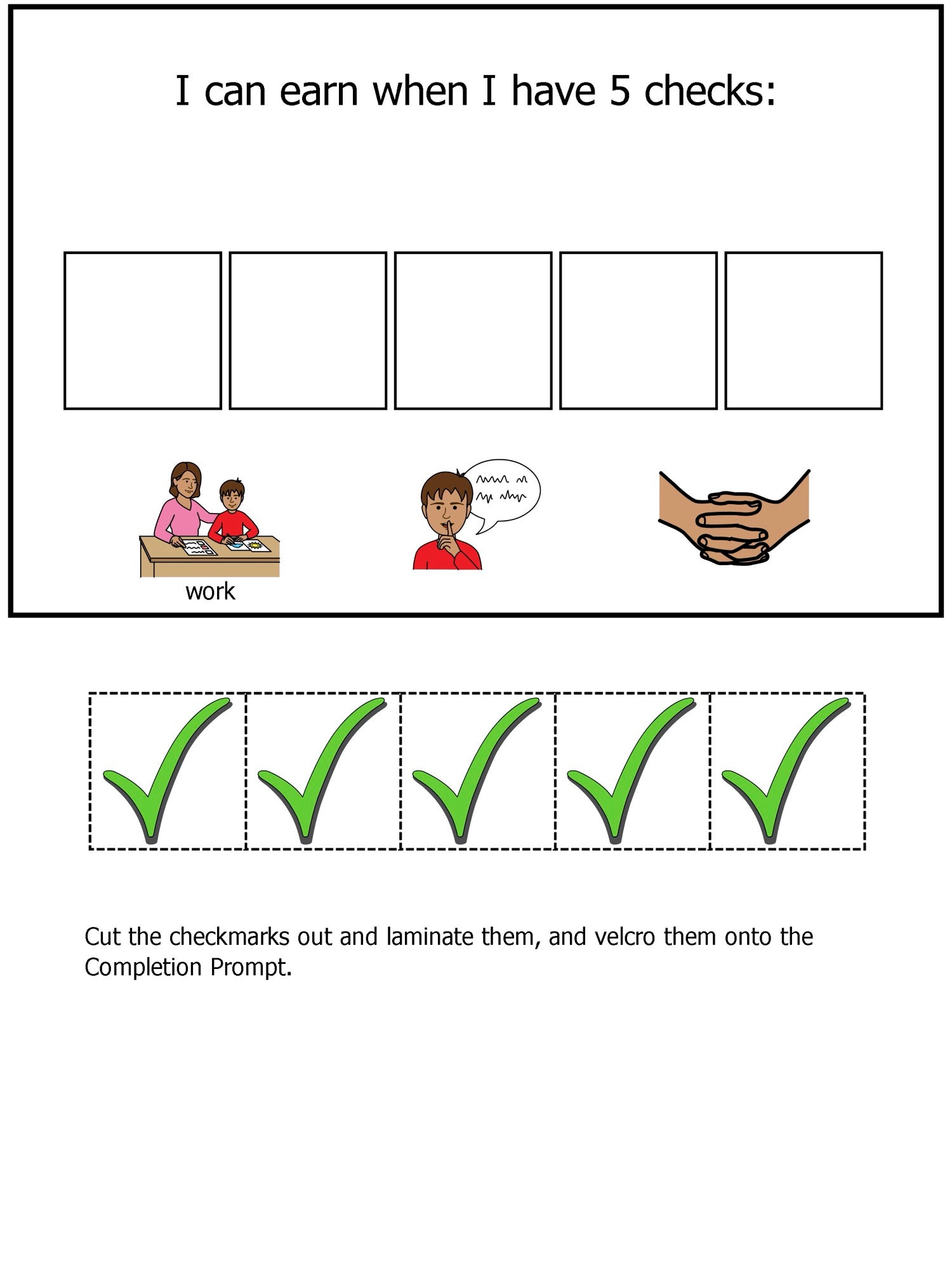 First/then Visual Support Package - Etsy