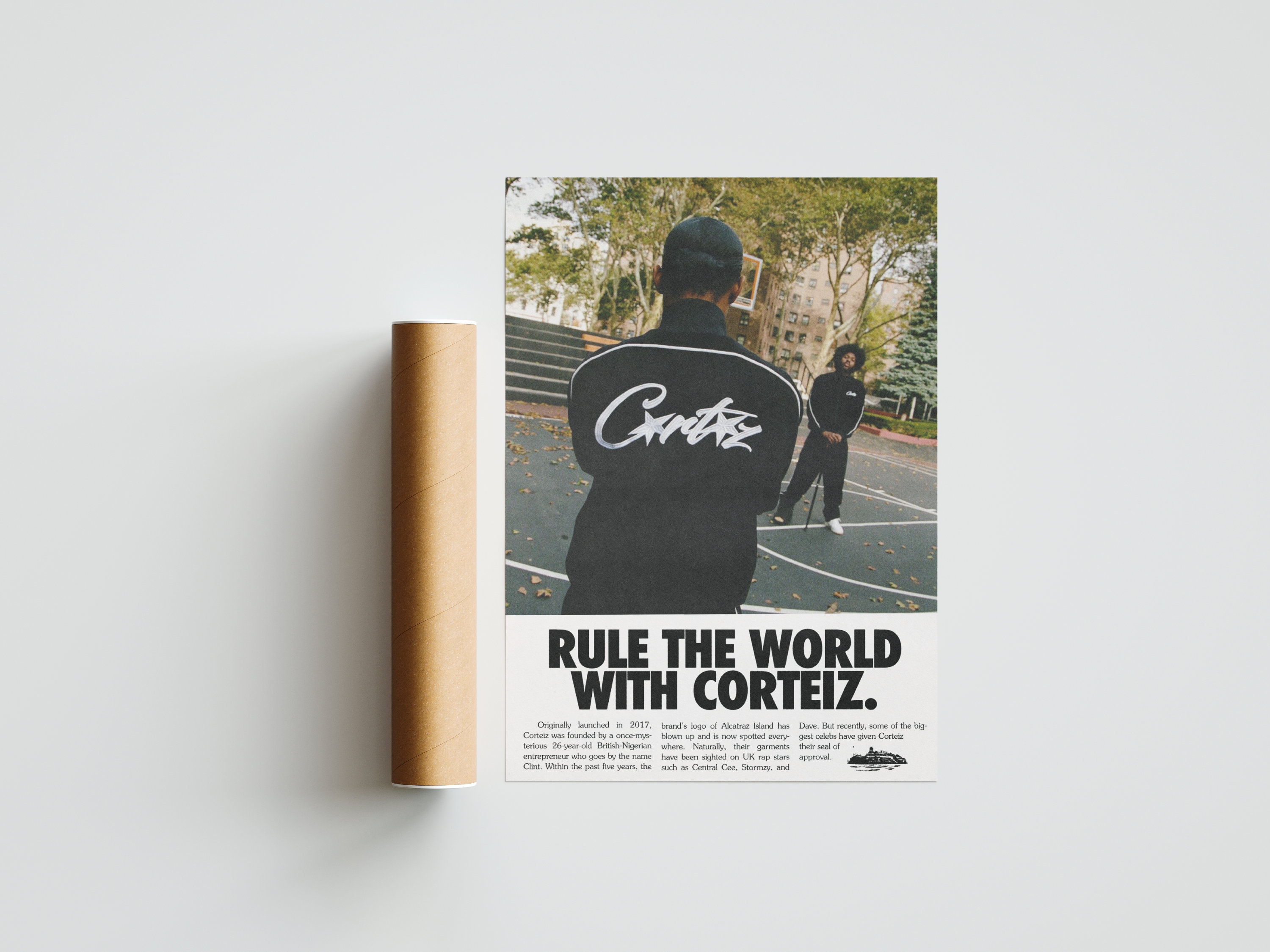 Corteiz Poster Vintage Nike Advert Style Poster Retro Corteiz RTW Print ...
