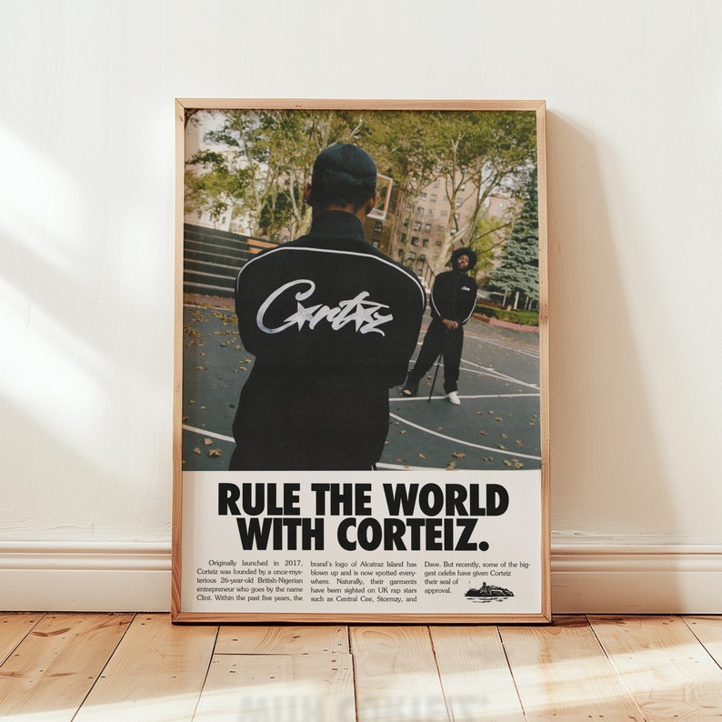 Corteiz Poster | Vintage Nike Advert Style Poster | Retro Corteiz RTW ...