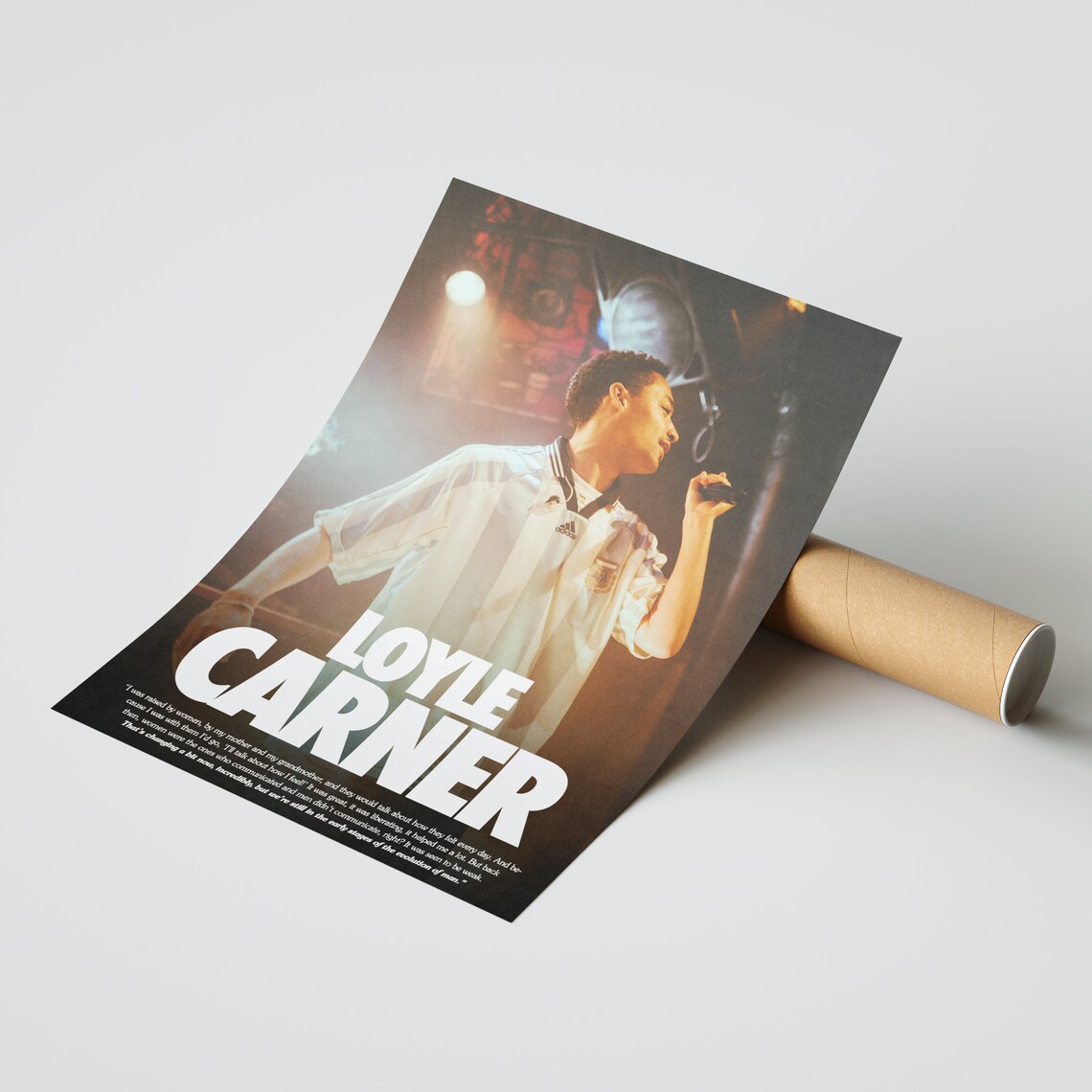 Loyle Carner Poster Chill UK Rap Wall Print Bedroom Music Artwork A2/A3 ...