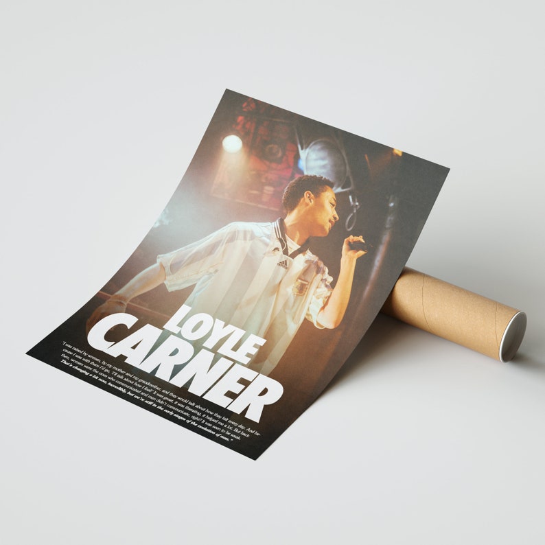 Loyle Carner Poster Chill UK Rap Wall Print Bedroom Music Artwork A2/A3 ...