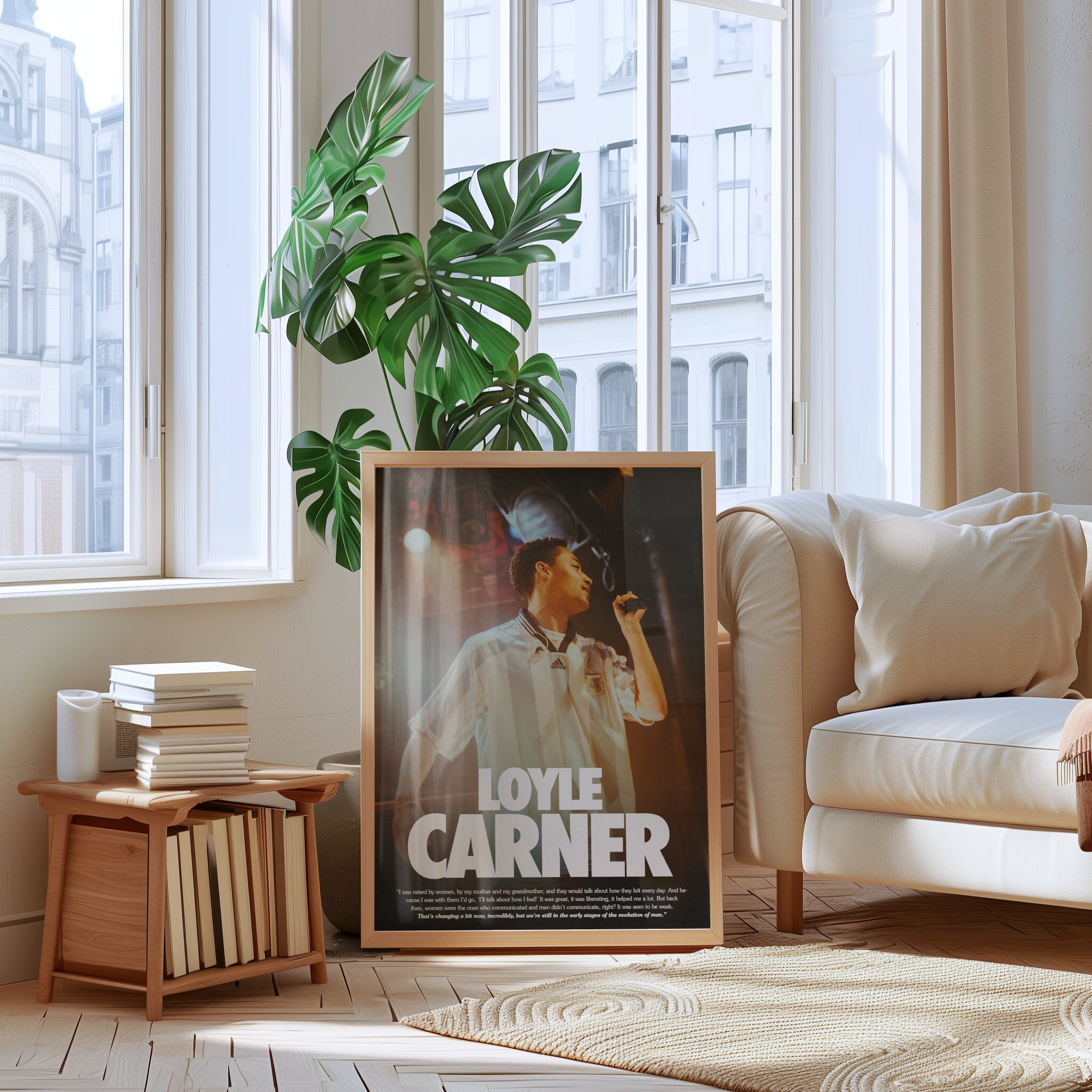 Loyle Carner Poster Chill UK Rap Wall Print Bedroom Music Artwork A2/A3 ...