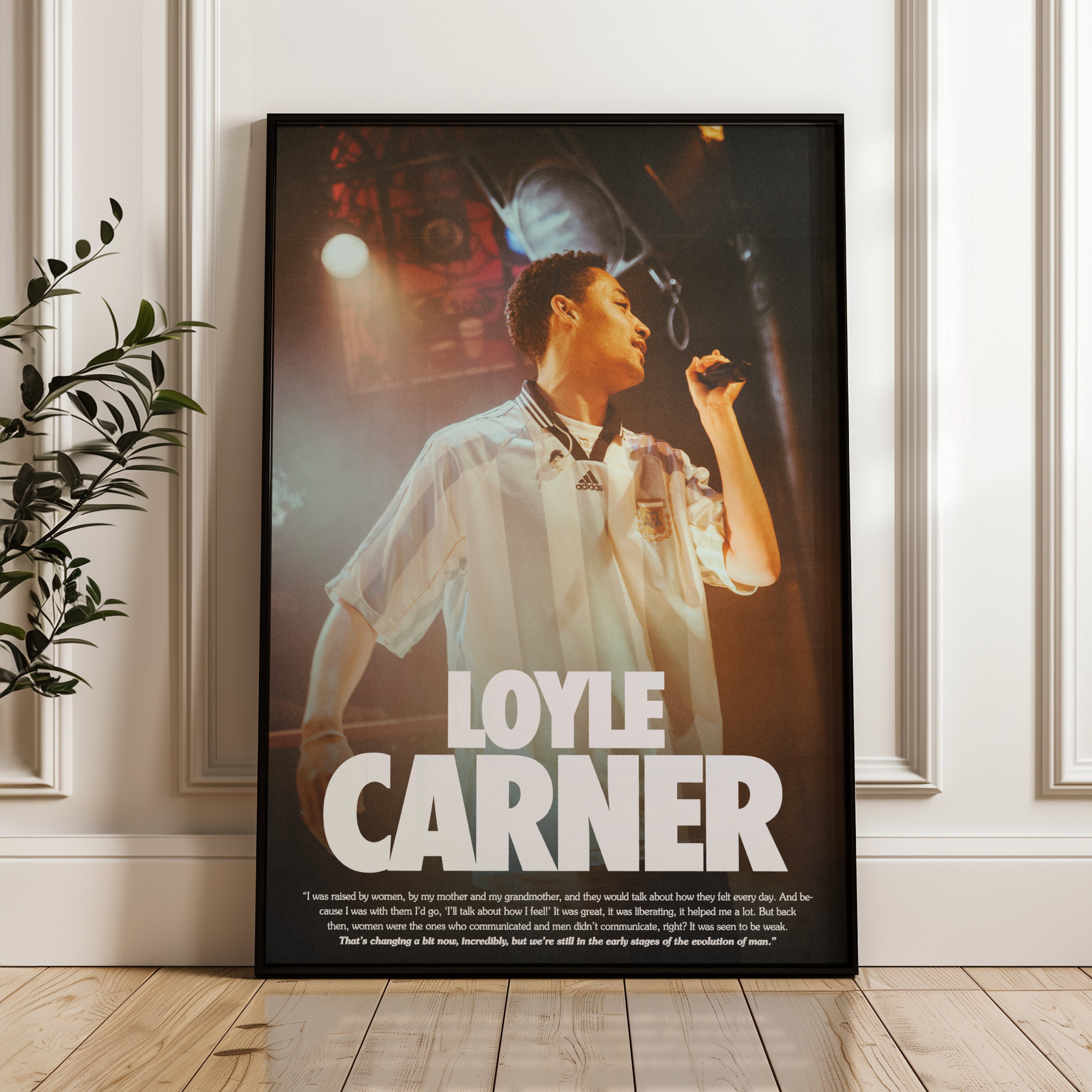 Loyle Carner Poster Chill UK Rap Wall Print Bedroom Music Artwork A2/A3 ...