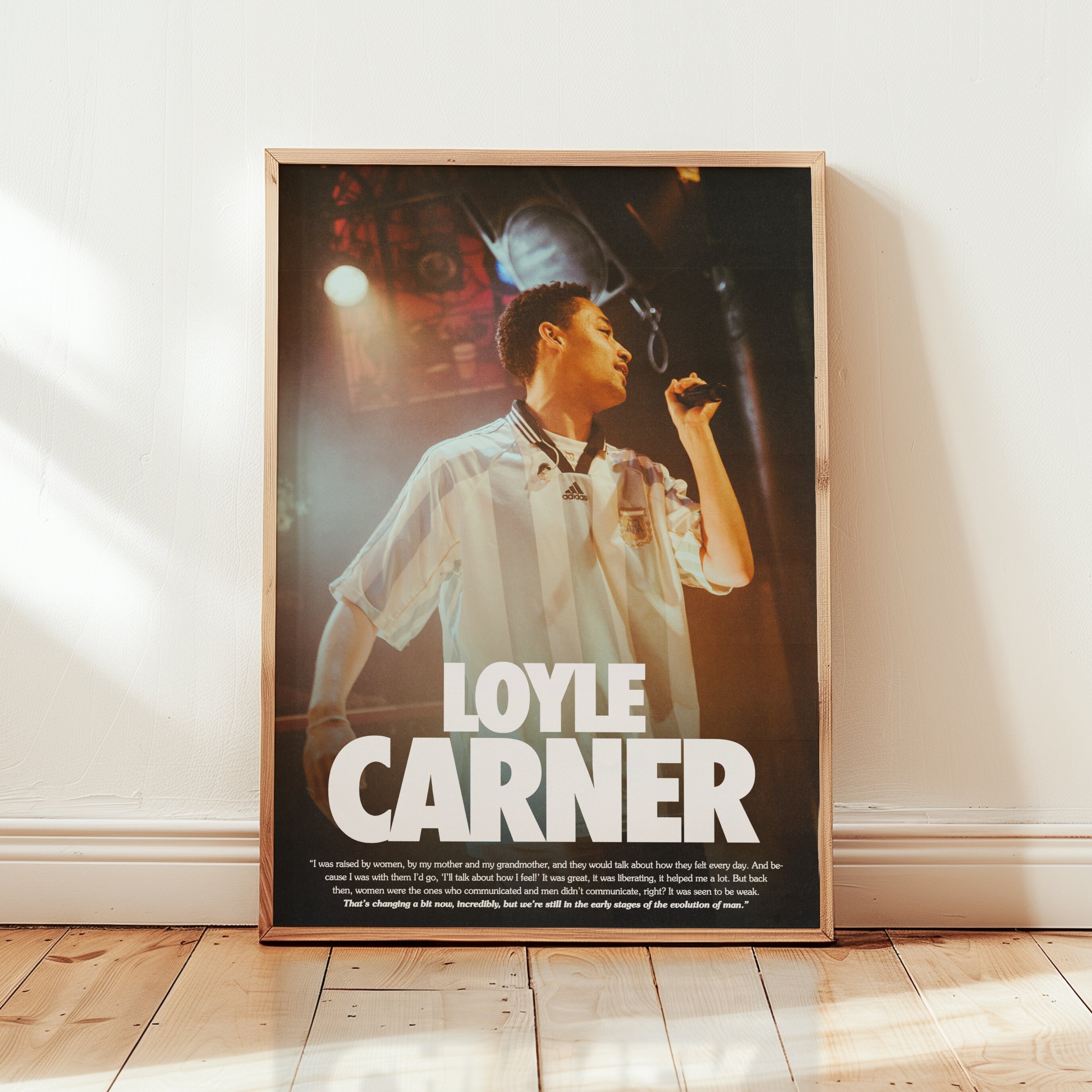Loyle Carner Poster Chill UK Rap Wall Print Bedroom Music Artwork A2/A3 ...
