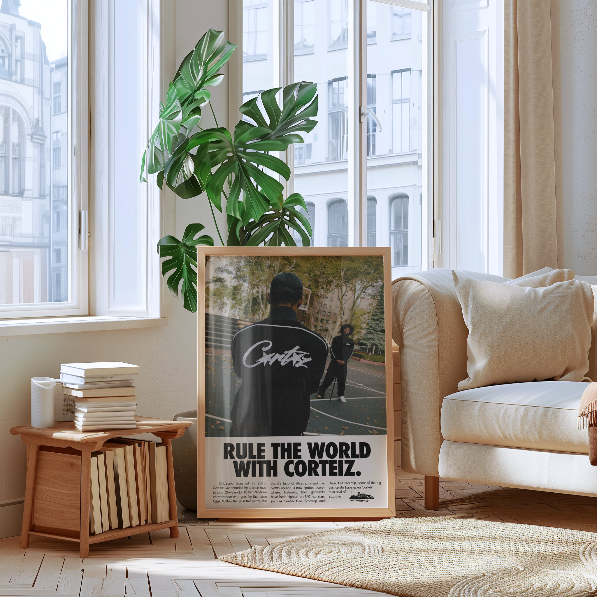 Corteiz Poster Vintage Nike Advert Style Poster Retro Corteiz RTW Print ...