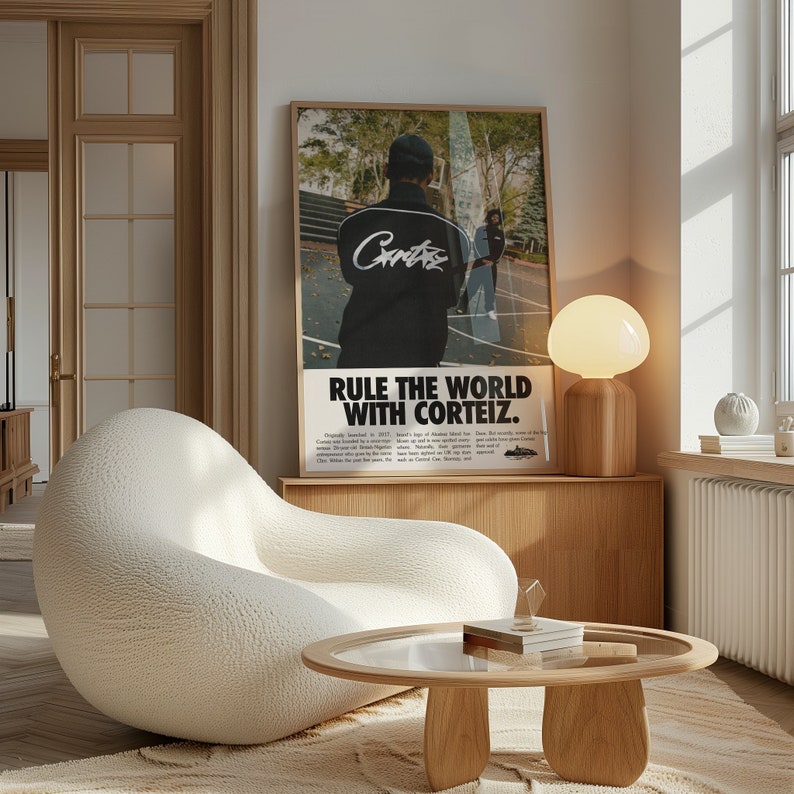 Corteiz Poster Vintage Nike Advert Style Poster Retro Corteiz RTW Print ...