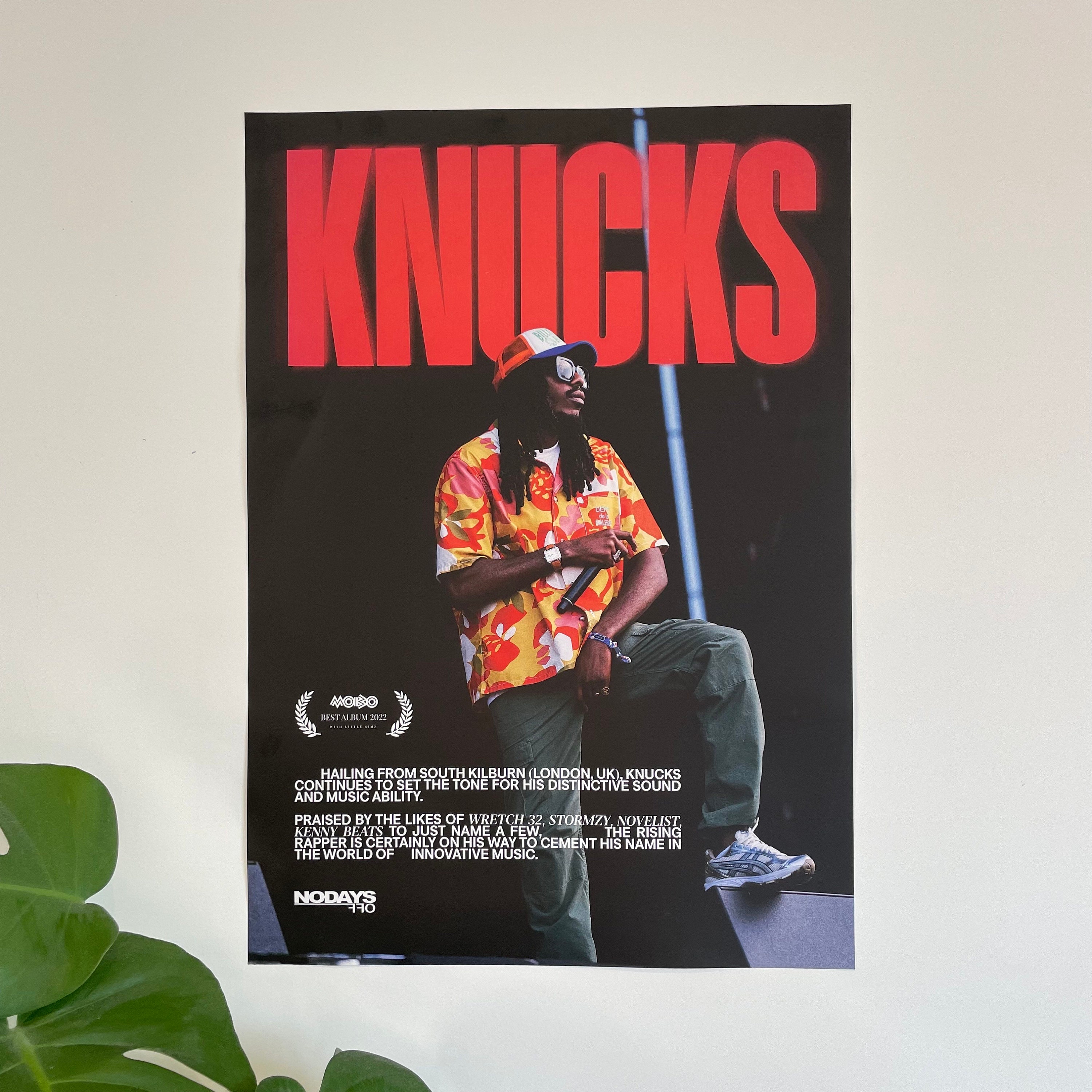 Knucks Poster A2/A3 Chill UK Rap Print Alt UK Hip Hop Artwork - Etsy UK