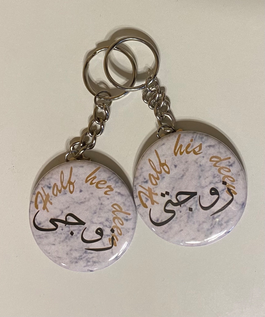 Arabic / English Names Wedding / Party Favors Custom Keychains, Magnets ...