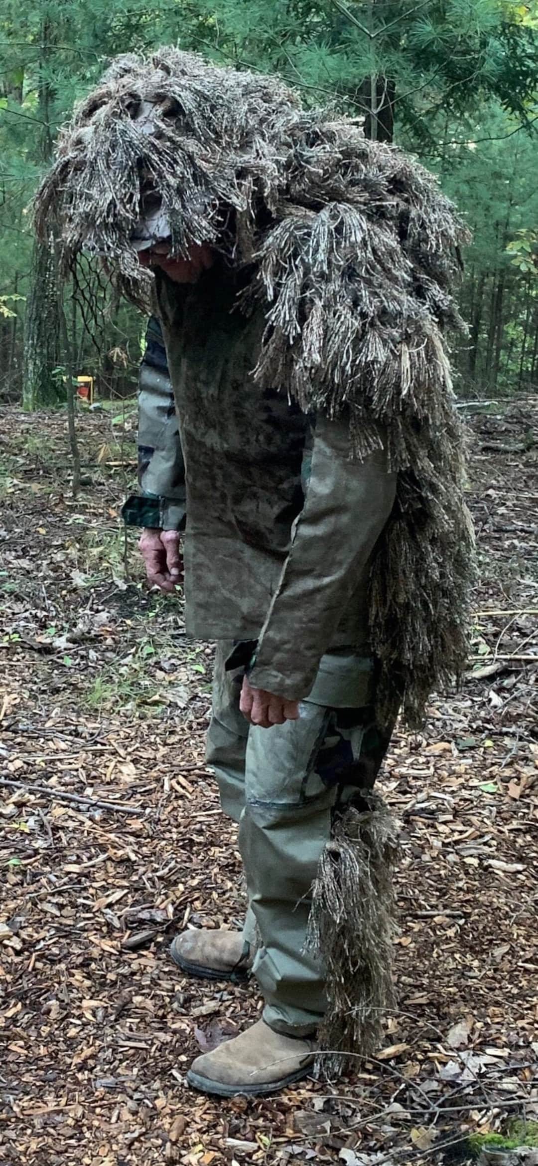 Ghillie Suit W/headveil Full Stitch & Glue - Etsy