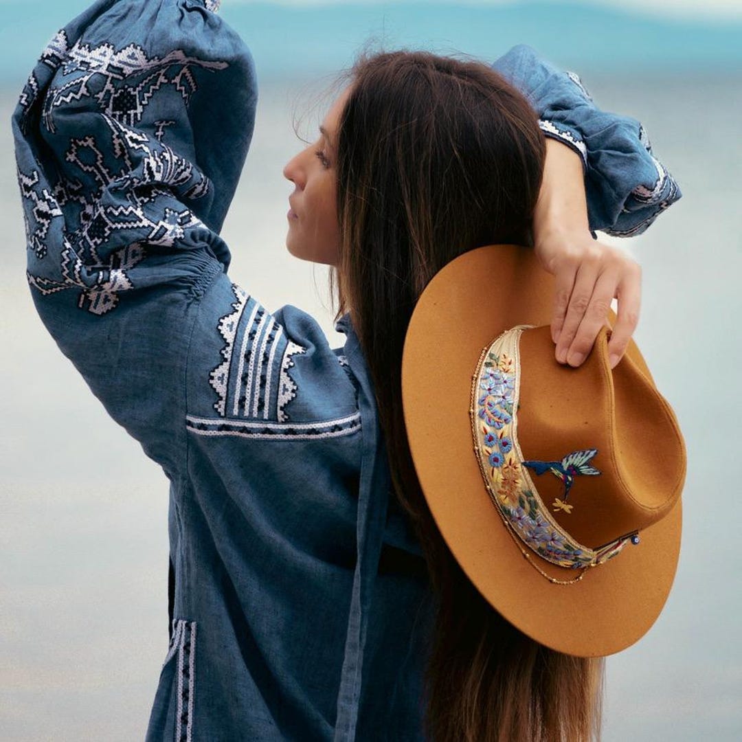 Handmade Linen Fedora Hat - Etsy