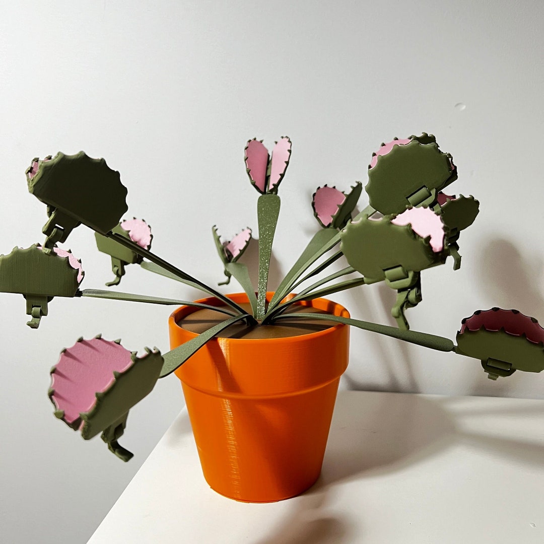Venus Fly Trap Snack Clip | 3D Printed Flytrap Each Trap is A Bag Clip ...