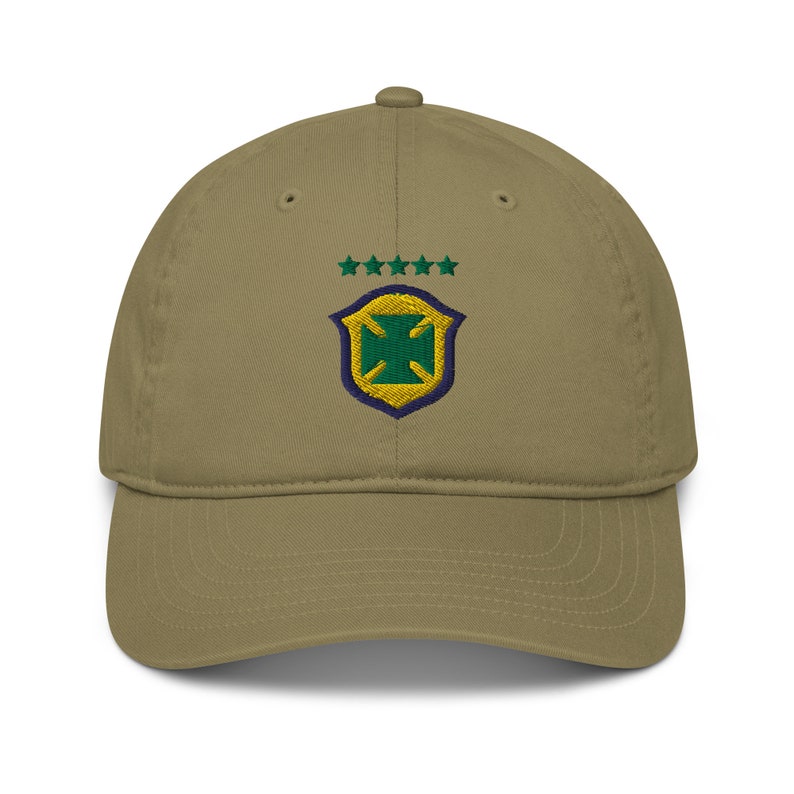 Brazil COPA AMERICA Footy & Rich Embroidered Organic Cotton Dad Hat ...