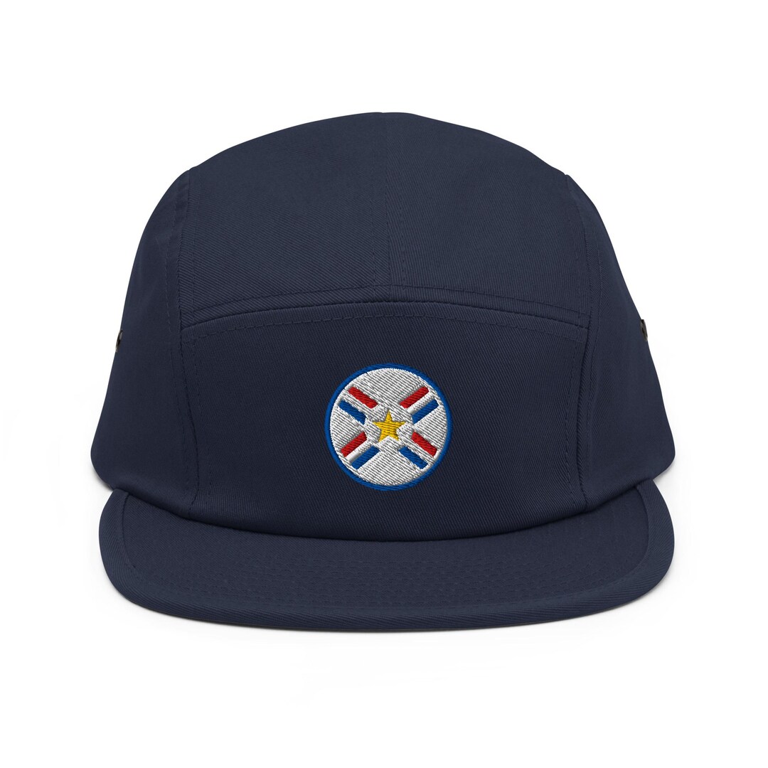 Paraguay World Cup Minimalist Design Embroidered Five Panel Cap Soccer ...