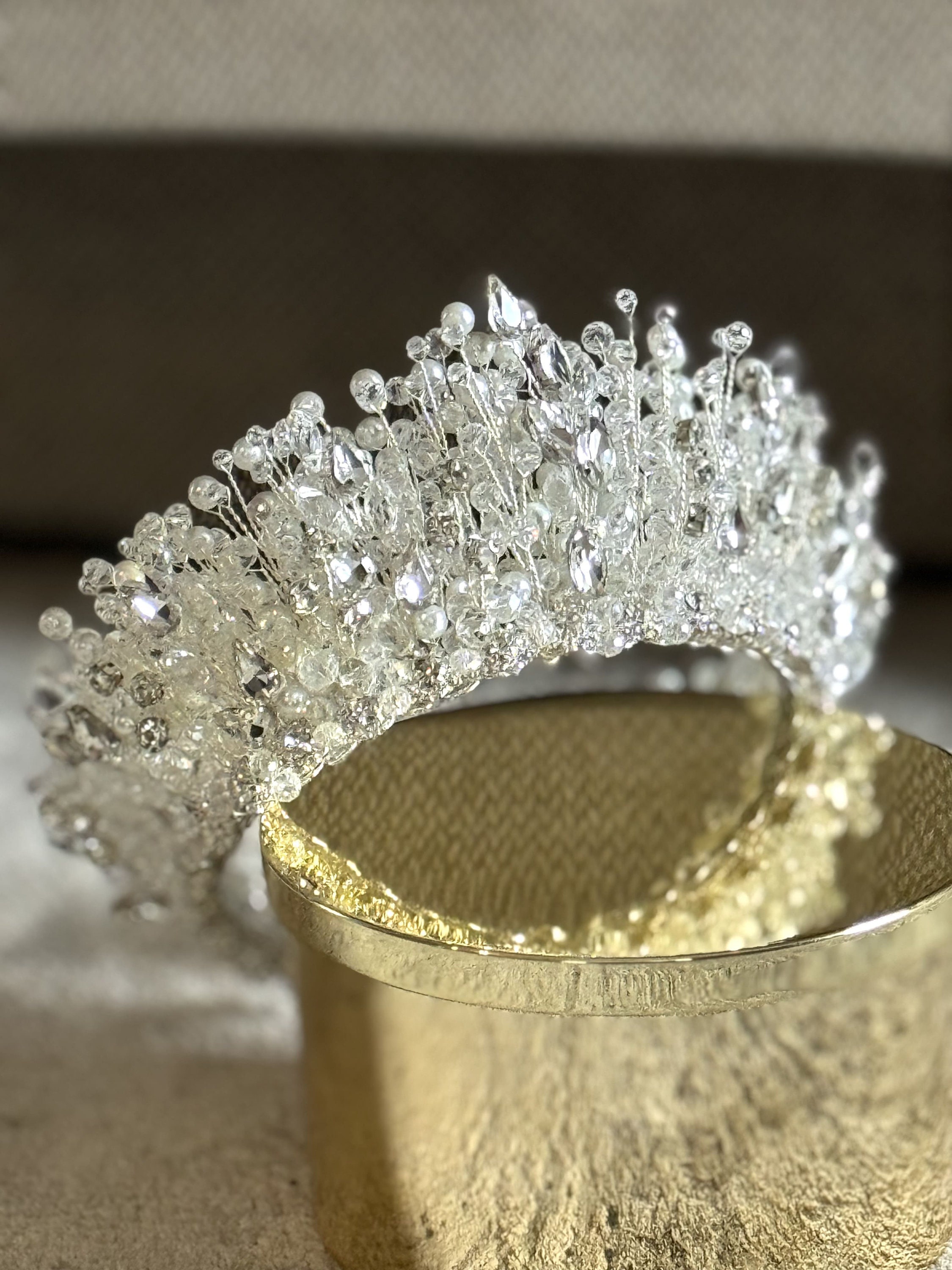 Handmade Wedding Crown for a Classic Look, Bridal Tiara, Quinceañera ...