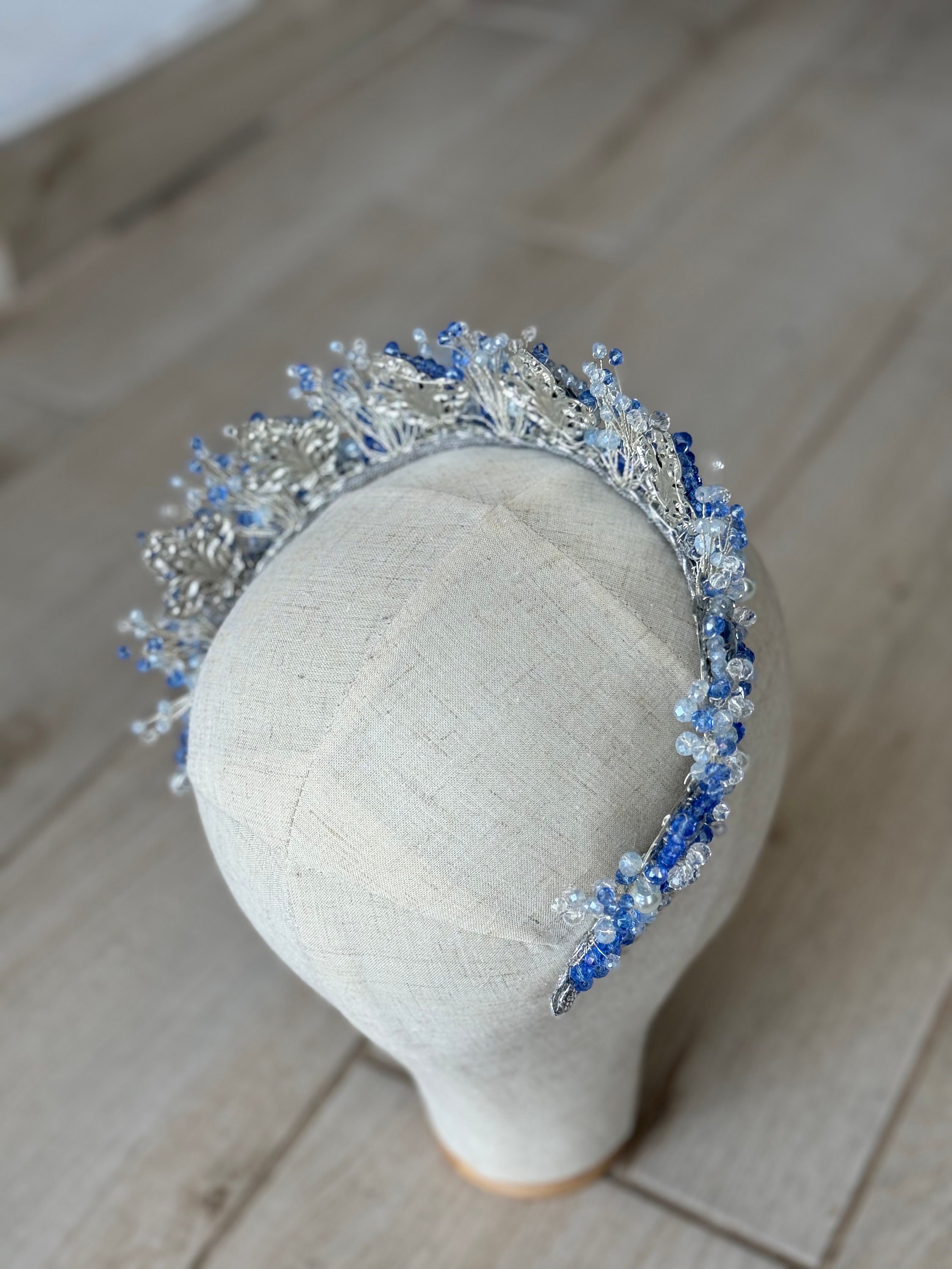 Sweet Sixteen Tiara, Blue Tiara Crown, Quinceanera Tiaras, Blue Crystal ...