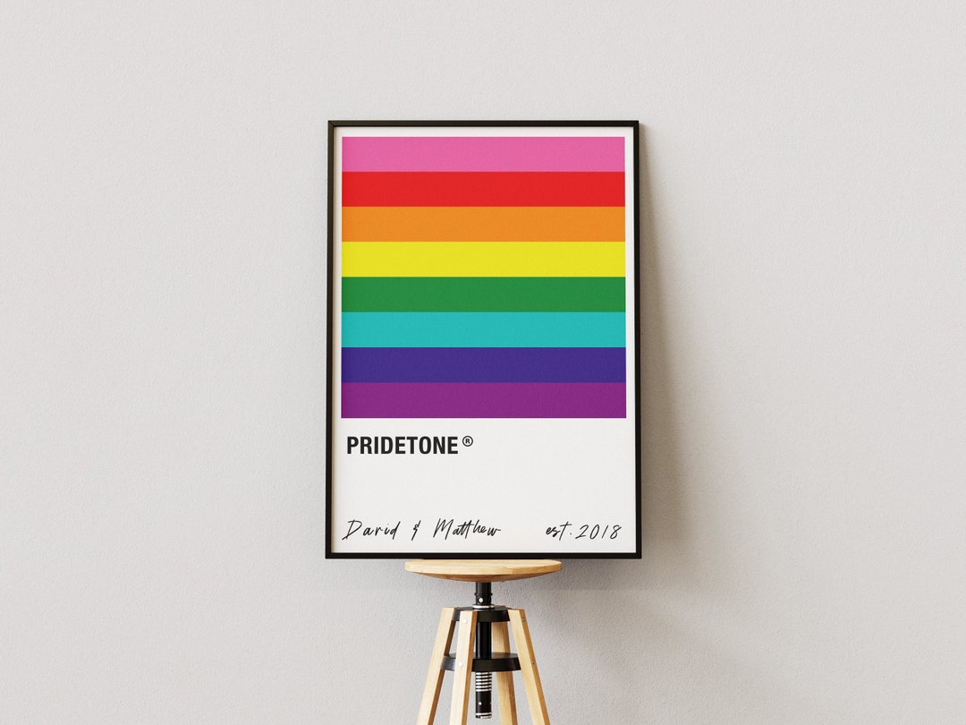 Custom Pride Poster: LGBT Name Art Print (digital Download) - Etsy