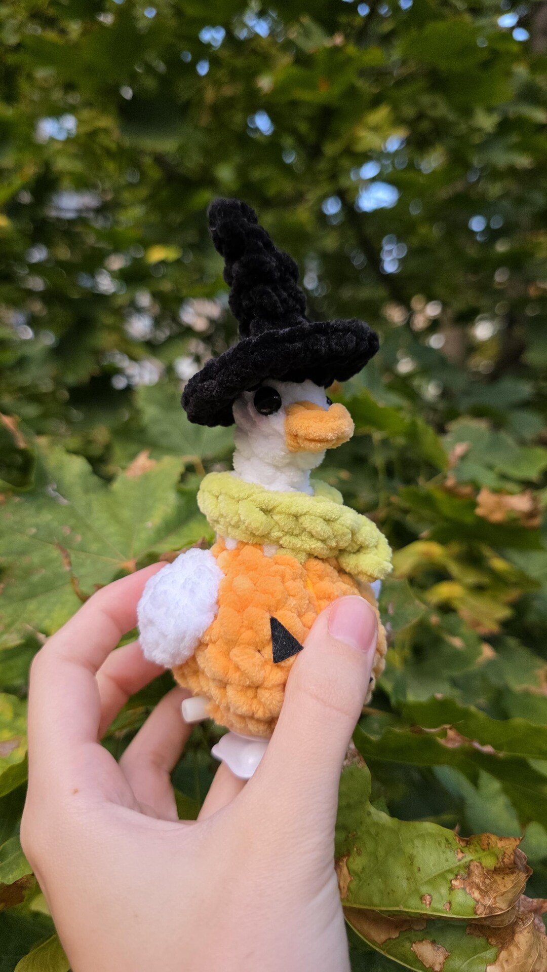 Crochet Pattern Halloween Goose | Pumpkin Goose Amigurumi PDF Tutorial ...