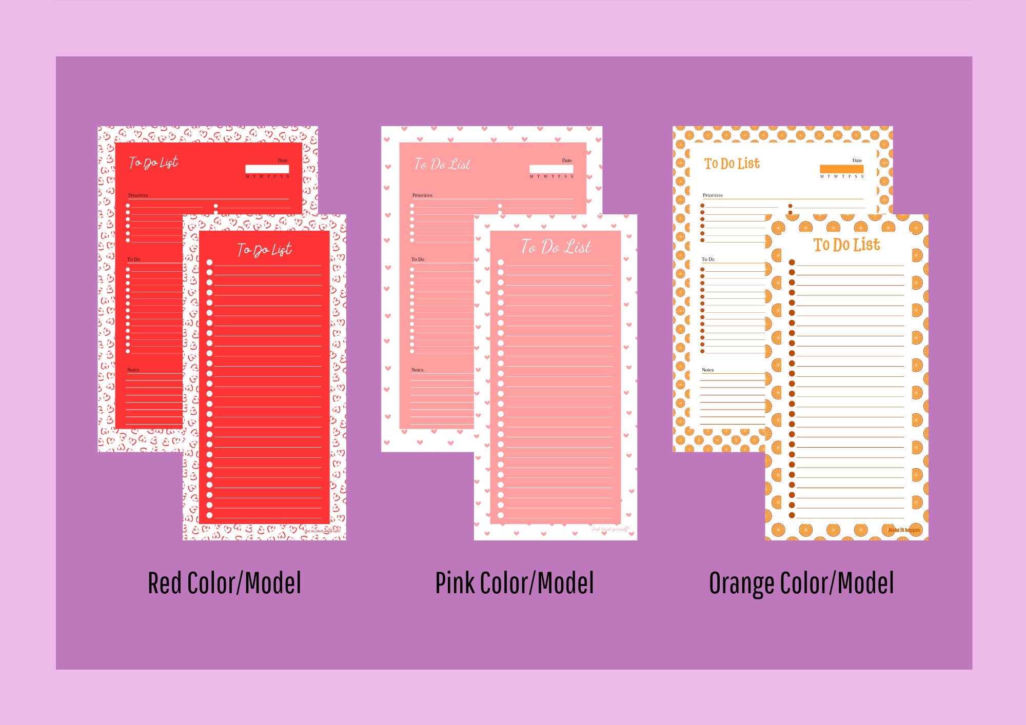 Printable to Do List A4 & Letter Size Print at Home Checklist Instant ...