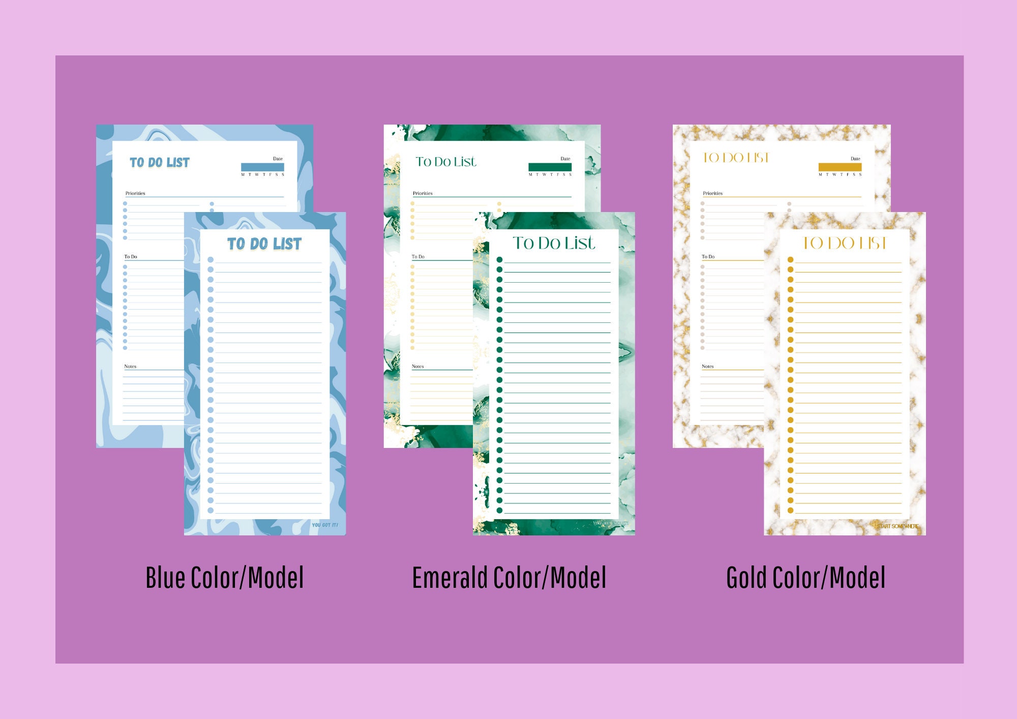 Printable to Do List A4 & Letter Size Print at Home Checklist Instant ...