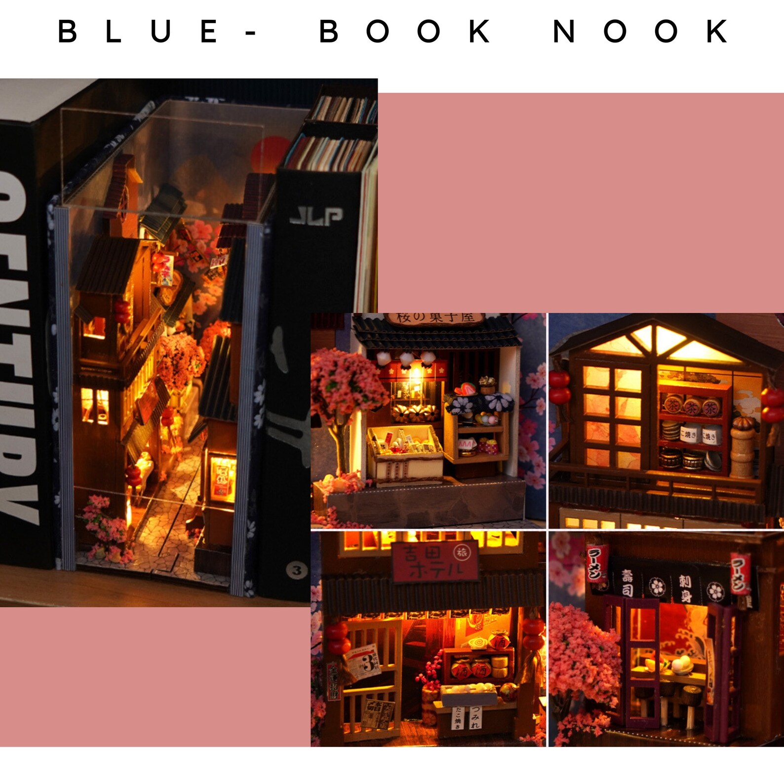 Book Nook Kit, DIY Kit, DIY Craft, Birthday Gifts, Book Decor, Home ...