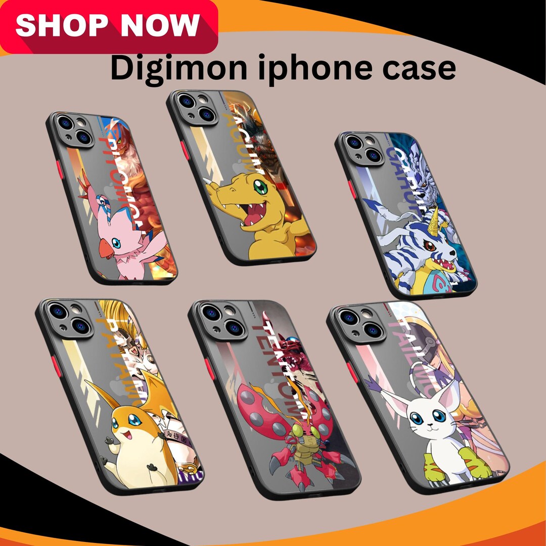 Digimon iPhone Case Birthday Gift for Him Game Gift for Gamer Gift for ...