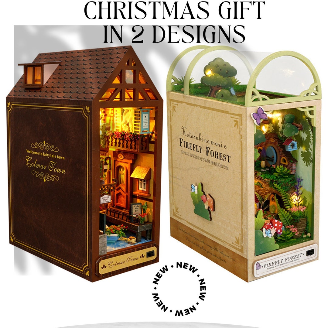 DIY Book Nook Kit: Firefly Forest & Colmar Town Miniatures - Etsy