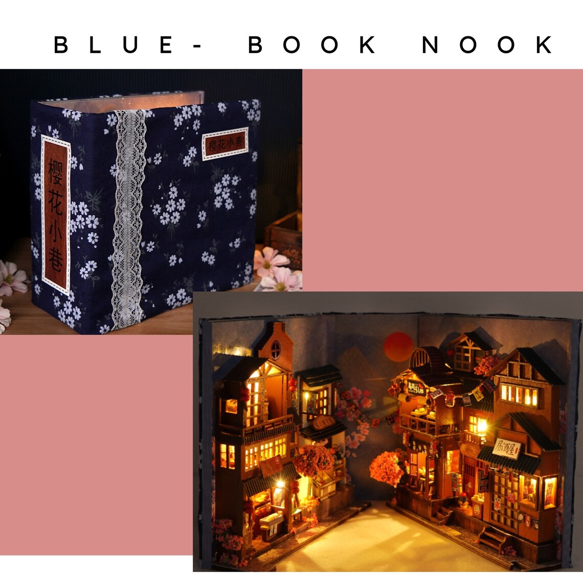 Book Nook Kit, DIY Kit, DIY Craft, Birthday Gifts, Book Decor, Home ...