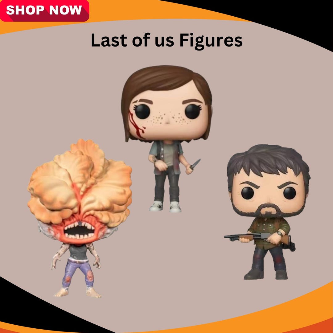 The Last of Us Action Figures: Joel, Ellie & Clicker - Desk Toys - Etsy